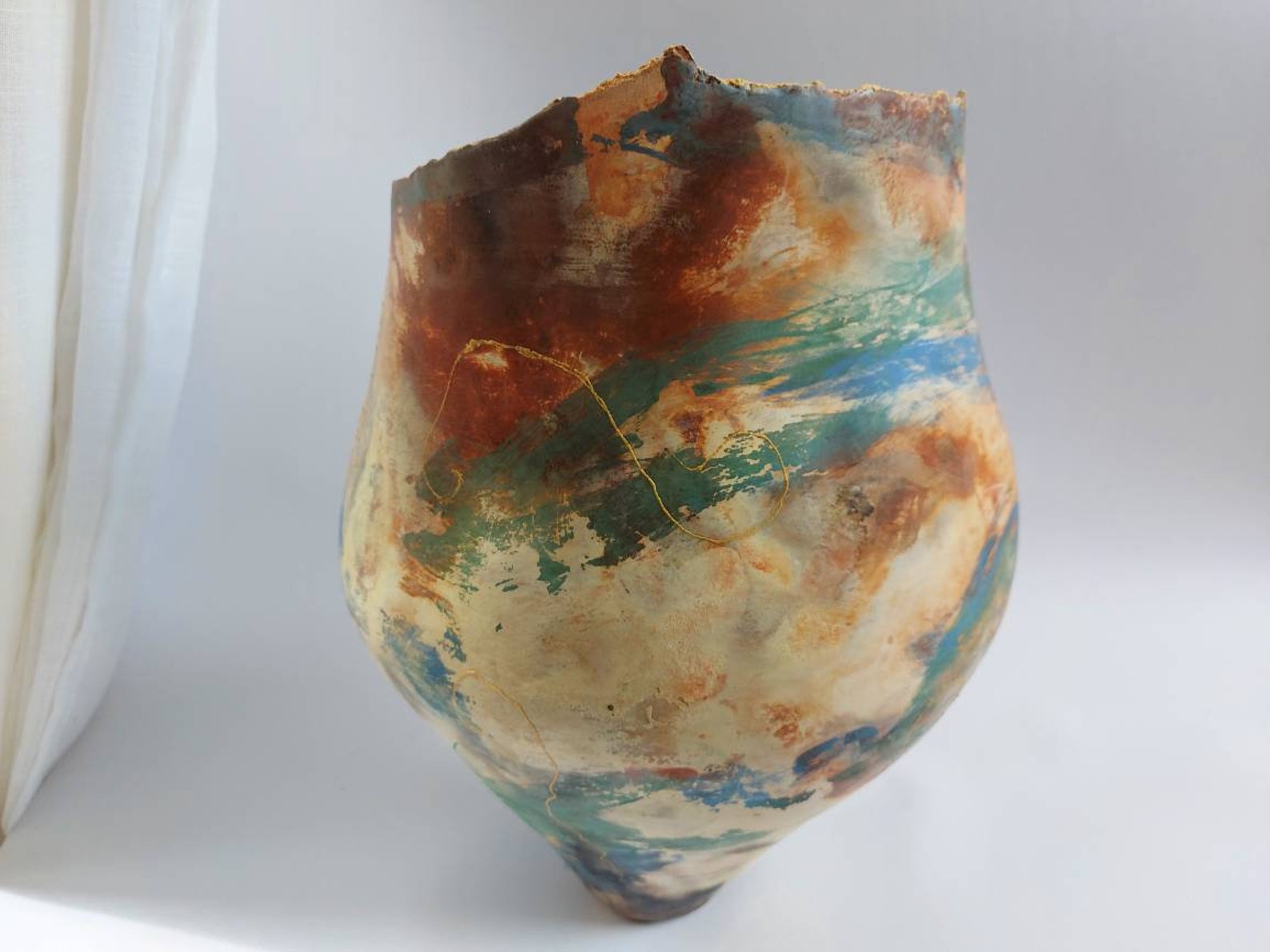 Greek Style Collectable Ceramic Pit Fire Organic Rounded - Etsy