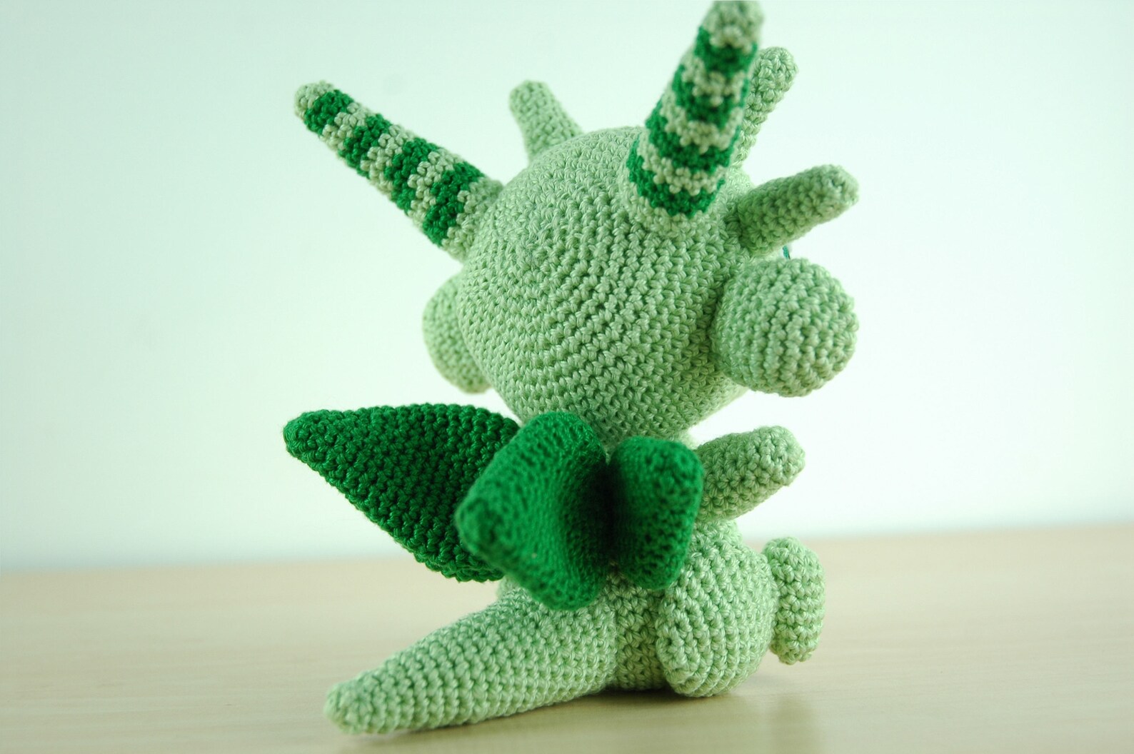 Crochet Pattern Green Dragon - Etsy