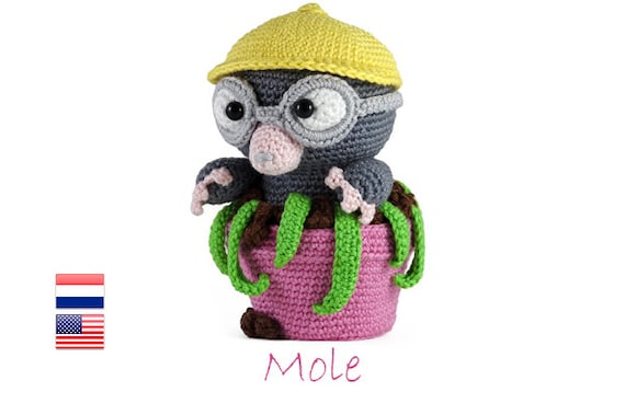 Crochet Pattern Mole Amigurumi | Etsy