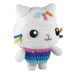 Set of 10 Crochet Patterns for Gabby's Dollhouse Amigurumi - Cakey Cat ...