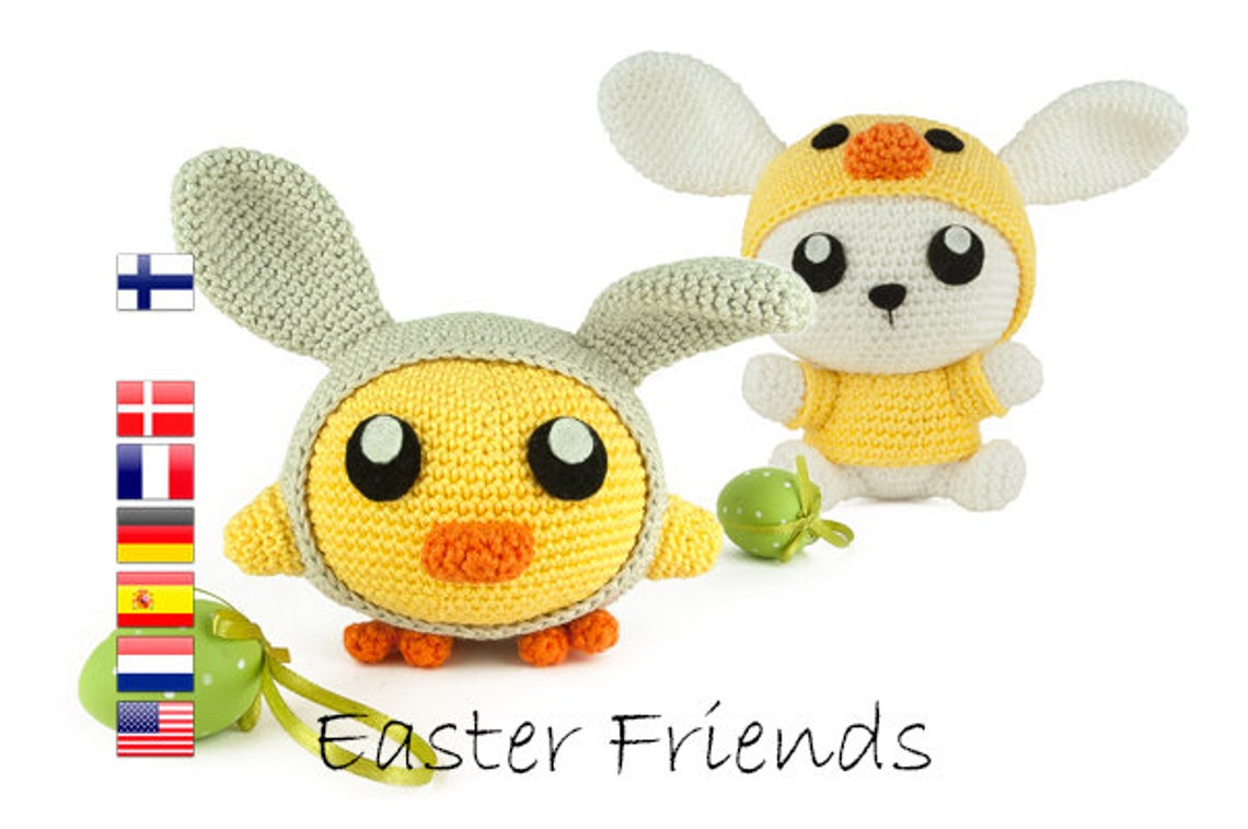 Crochet Pattern Costumed Easter Friends Amigurumi - Etsy