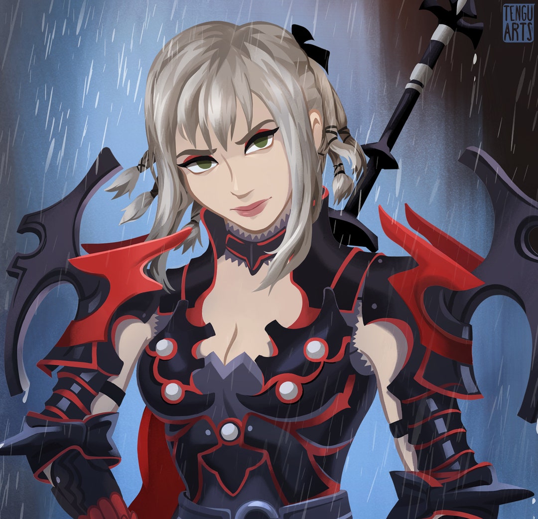 Aranea Highwind FFXV Art Card - Etsy