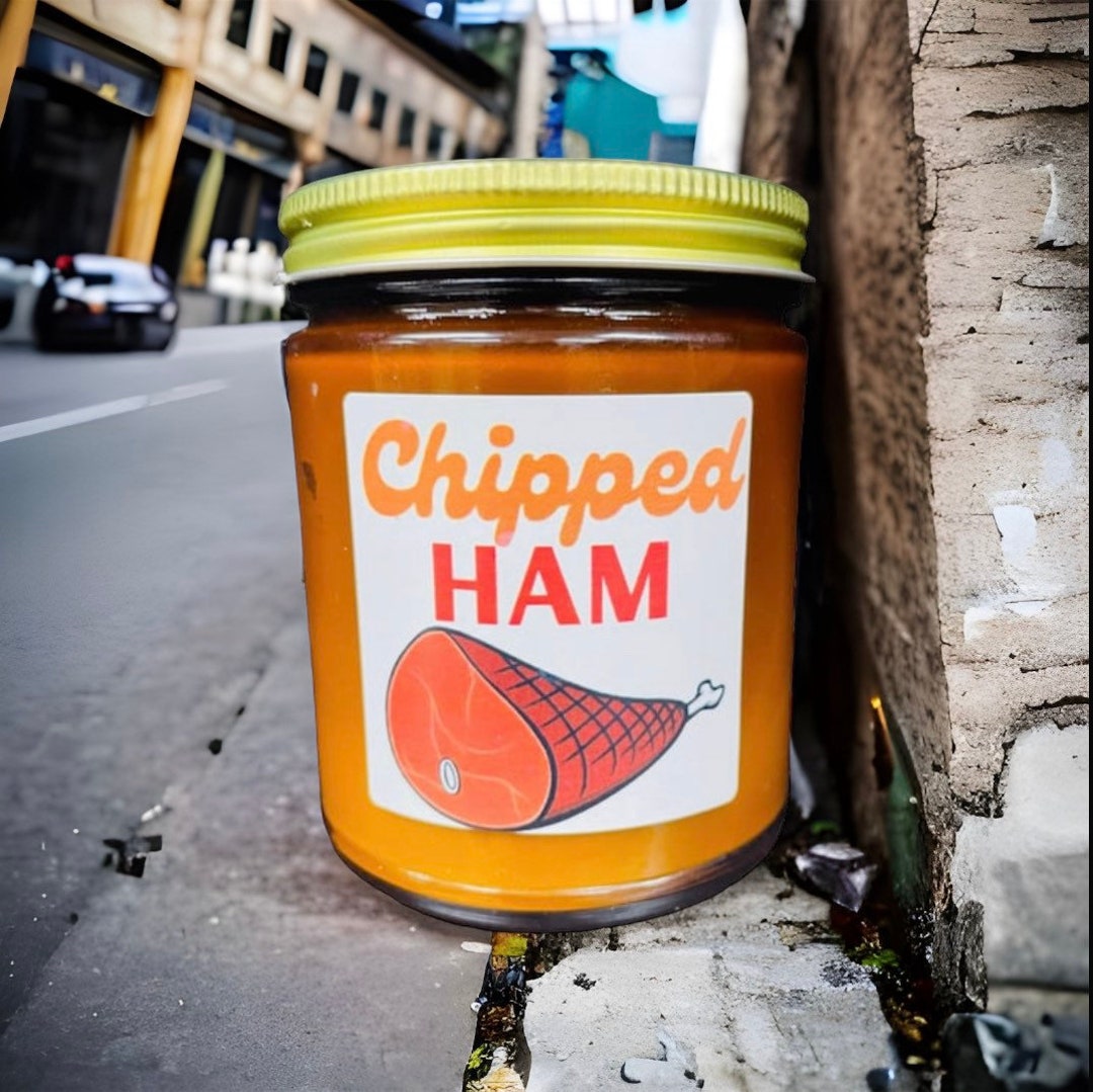 Chipped Chopped Ham Candle Novelty Soy Wax Candle Fun Meat Candle - Etsy