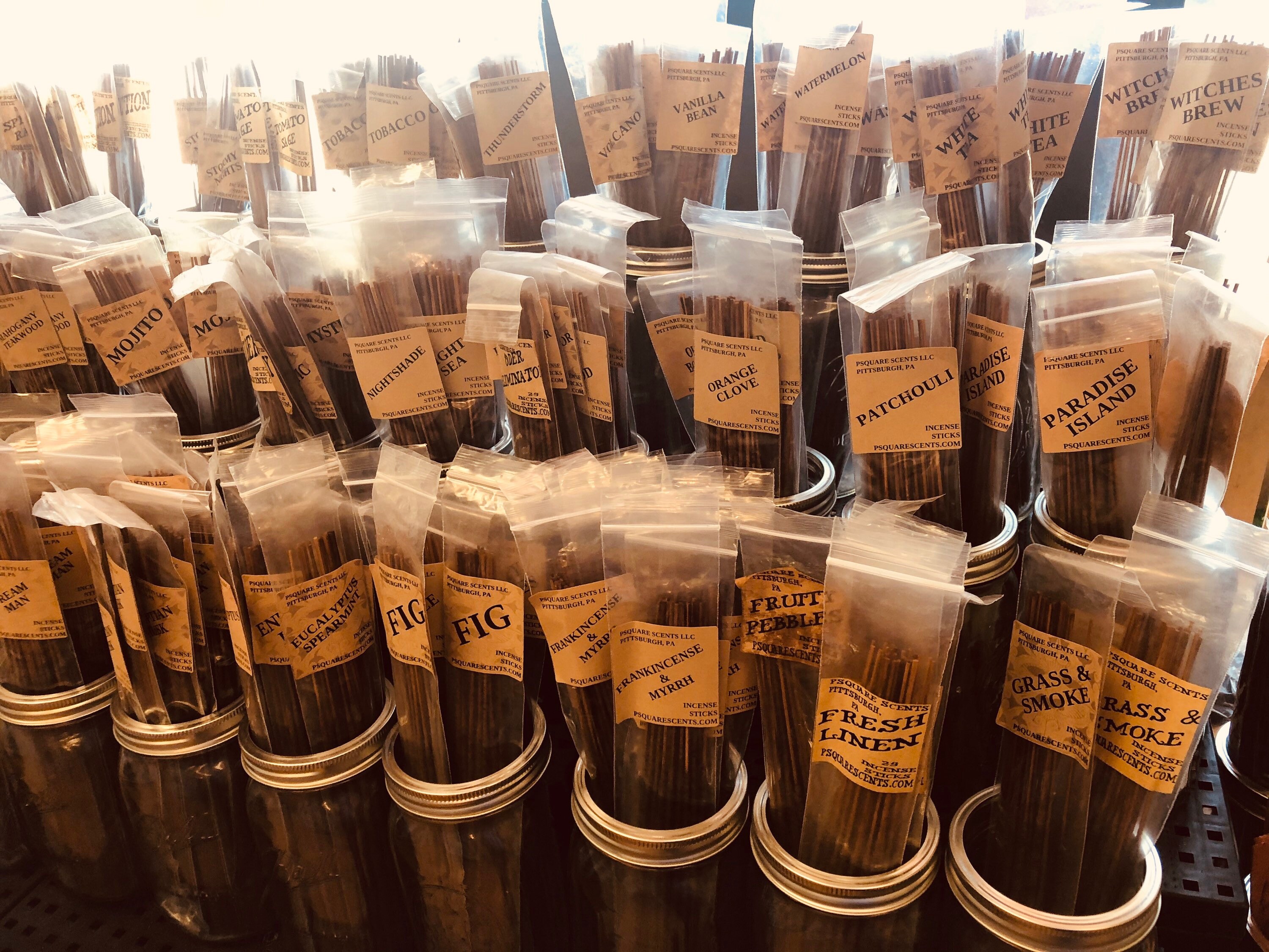 INCENSE SAMPLE PACKS - Pick 10 Scents - 2 Sticks per Scent in ...