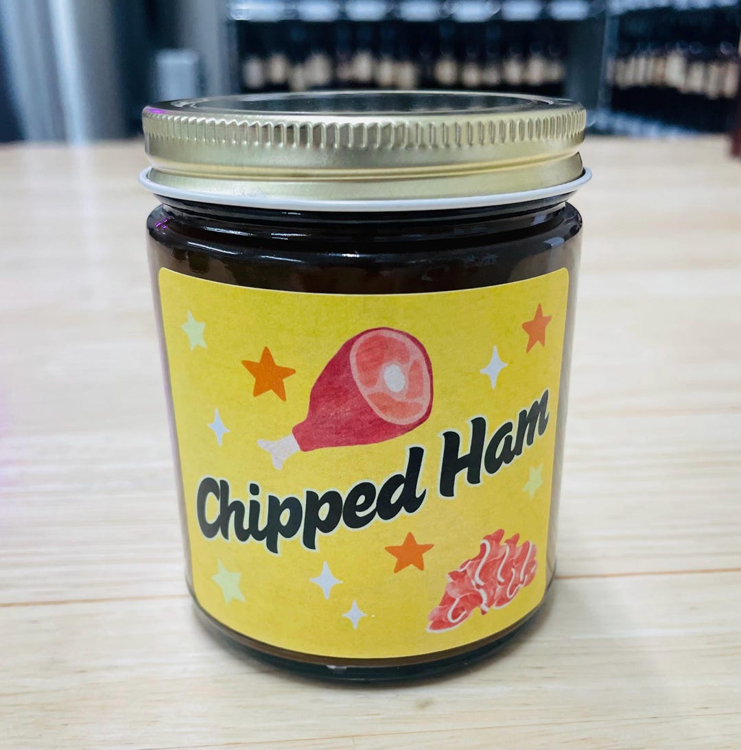 Chipped Chopped Ham Candle - Novelty Soy Wax Candle - Funny Smoked ...