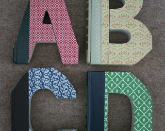 Book letters | Etsy