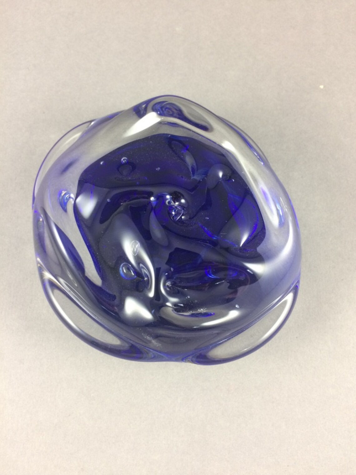 Blue Flower Paperweight - Etsy