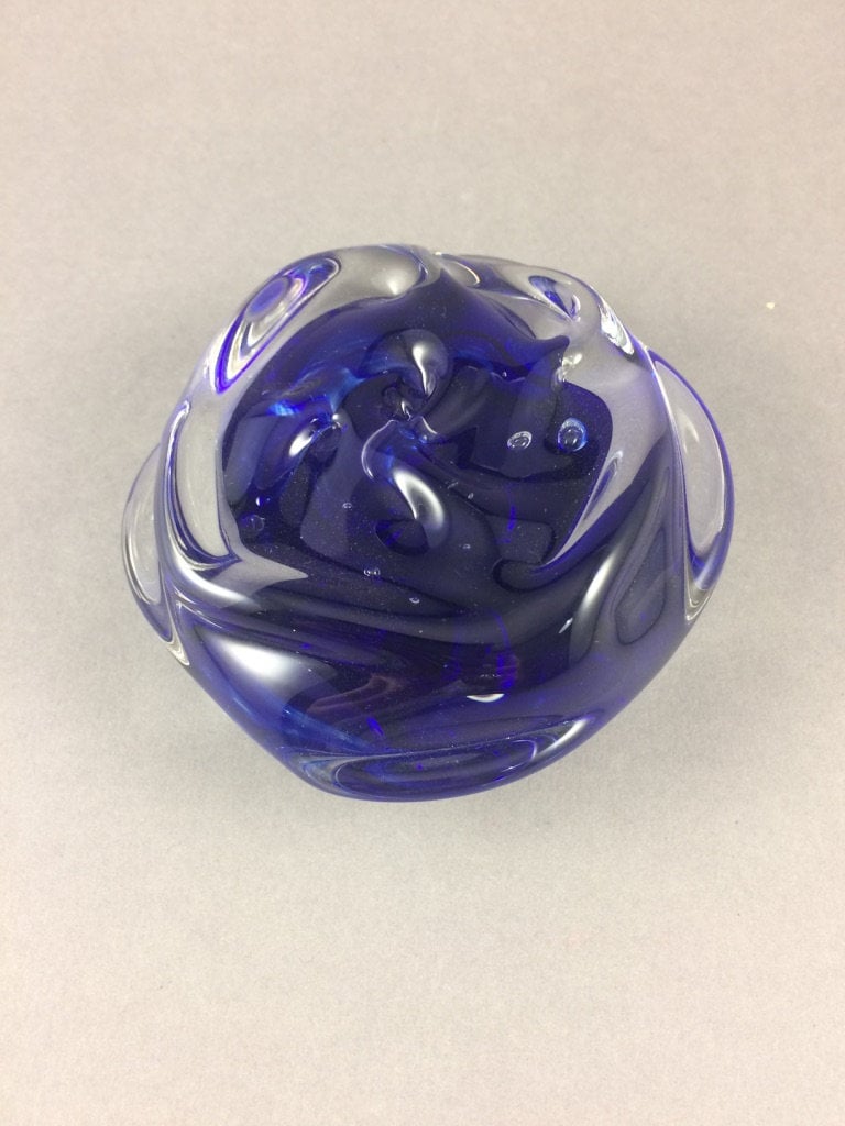 Blue Flower Paperweight - Etsy