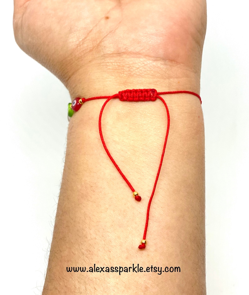 Evil Eye Protection Thread Bracelet Pulsera Protección Mal - Etsy