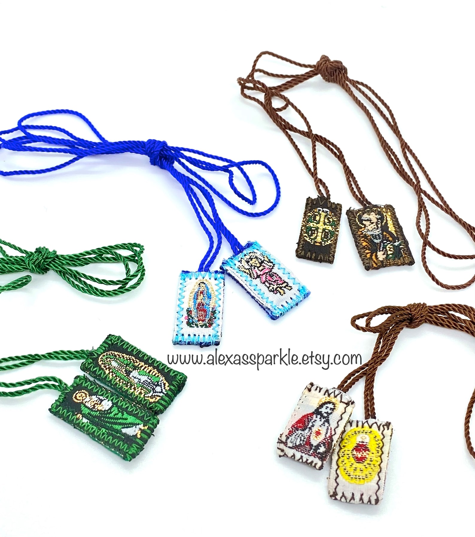 Scapulars Catholic Saints - Escapularios De Santos Catolicos - Etsy