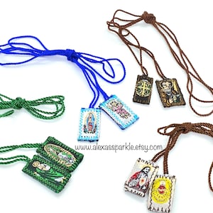 Scapulars Catholic Saints - Escapularios De Santos Catolicos - Etsy