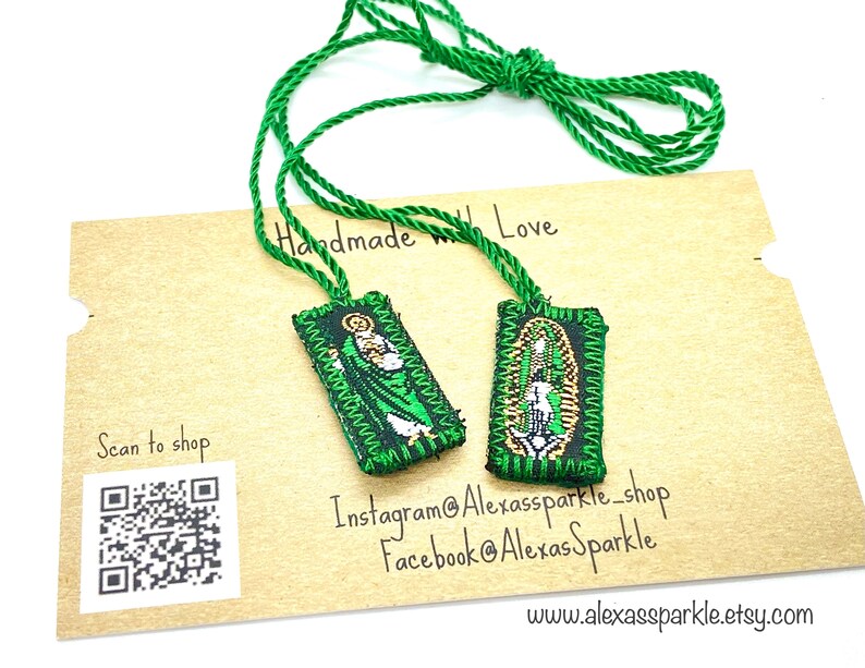 Scapulars Catholic Saints - Escapularios De Santos Catolicos - Etsy