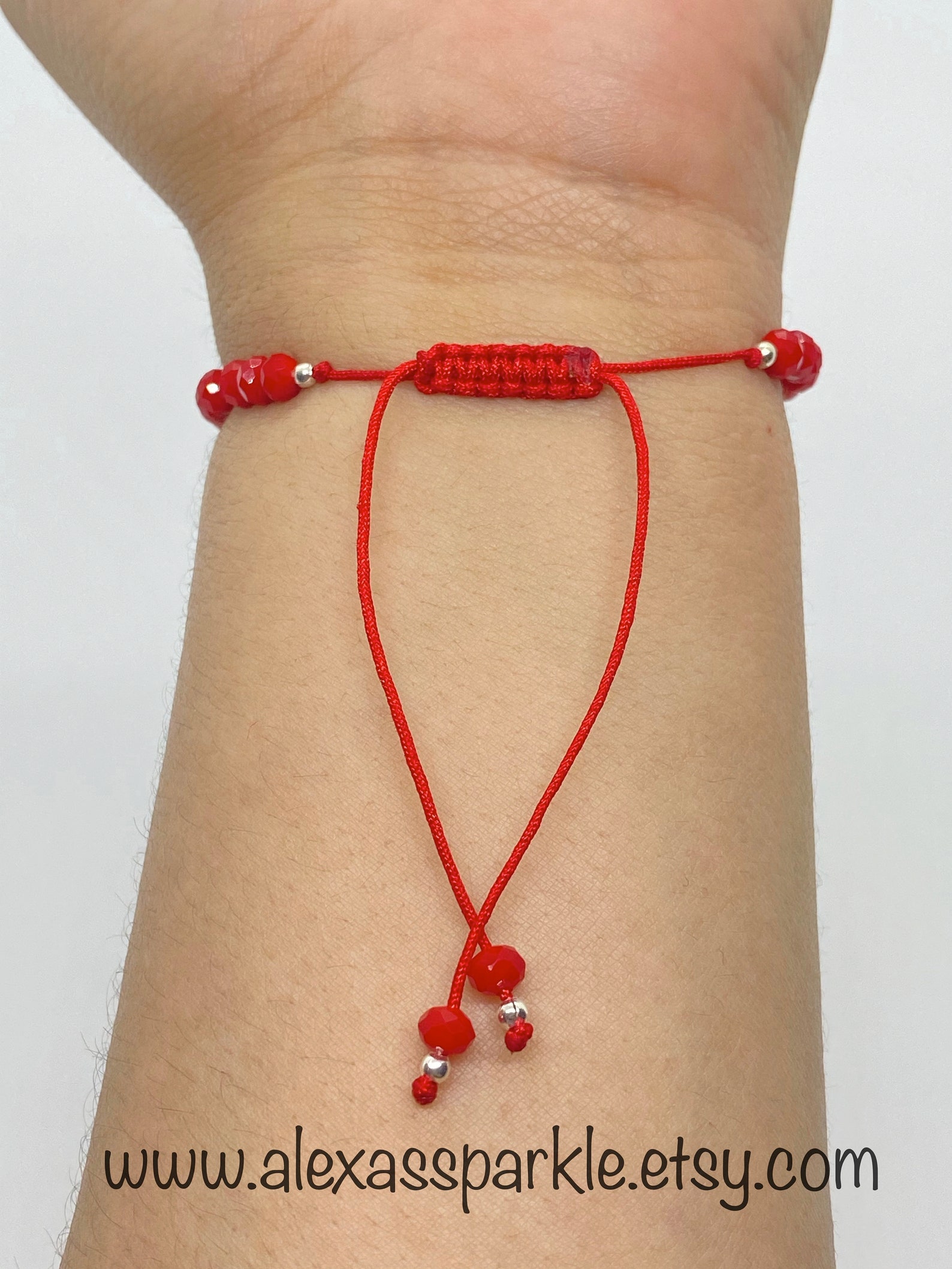 Saint Benedict Evil Eye Bracelet: Red Crystal, Silver Protection - Etsy