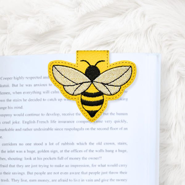 Bee Bookmark - Etsy