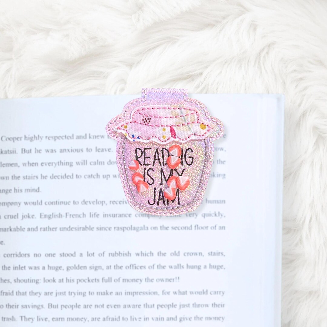 ITH 4x4 Reading is My Jam Foldover Magnetic Bookmark, in the Hoop ...