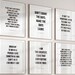 Mohammed Ali Inspirational Poster, Set of 6 Muhammad Ali Quote Prints ...