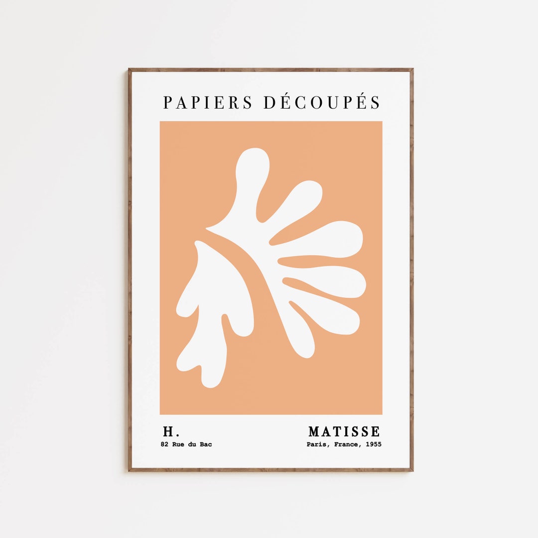 Orange Matisse Poster Digital Download, Colorful Matisse Printable Wall ...