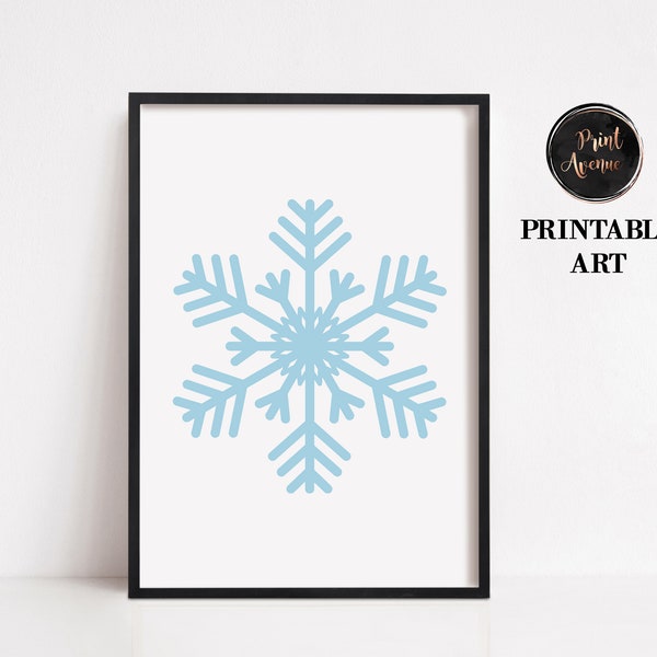 Light Blue Snowflake - Etsy