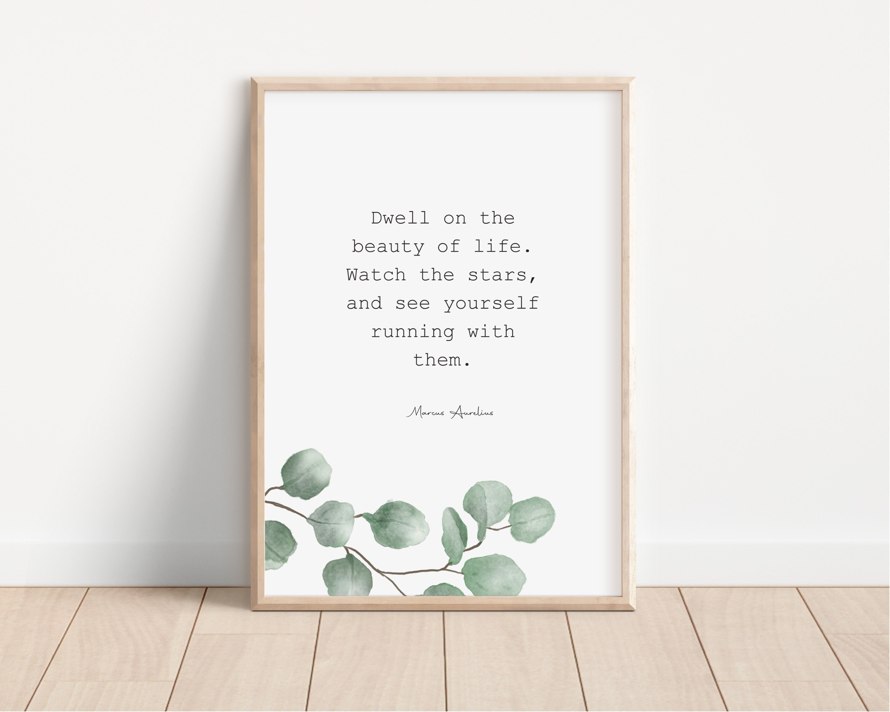Inspirational Quote Poster Printable Wall Art Eucalyptus - Etsy