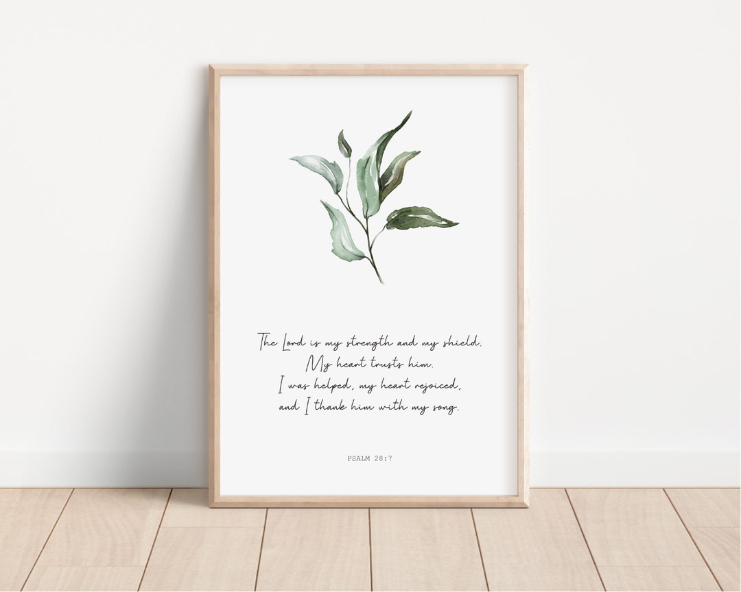 Christian Wall Art, Bible Verse Wall Art, Christian Prints, Modern ...
