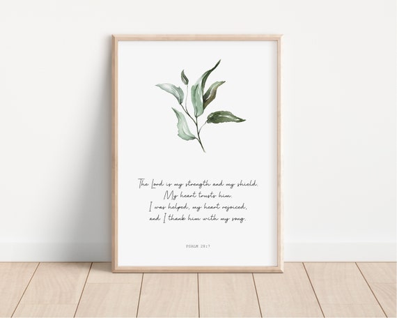 Christian Wall Art Bible Verse Wall Art Christian Prints - Etsy