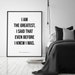 Mohammed Ali Inspirational Poster, Set of 6 Muhammad Ali Quote Prints ...