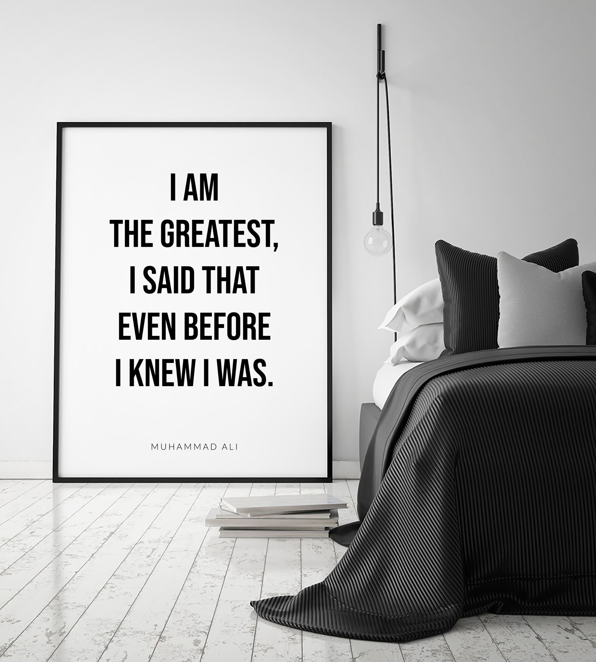 Mohammed Ali Inspirational Poster Set of 6 Muhammad Ali Quote - Etsy