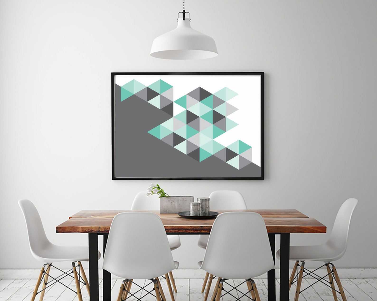 Mint Printable Art Mint Print Mint Poster Geometric Print | Etsy