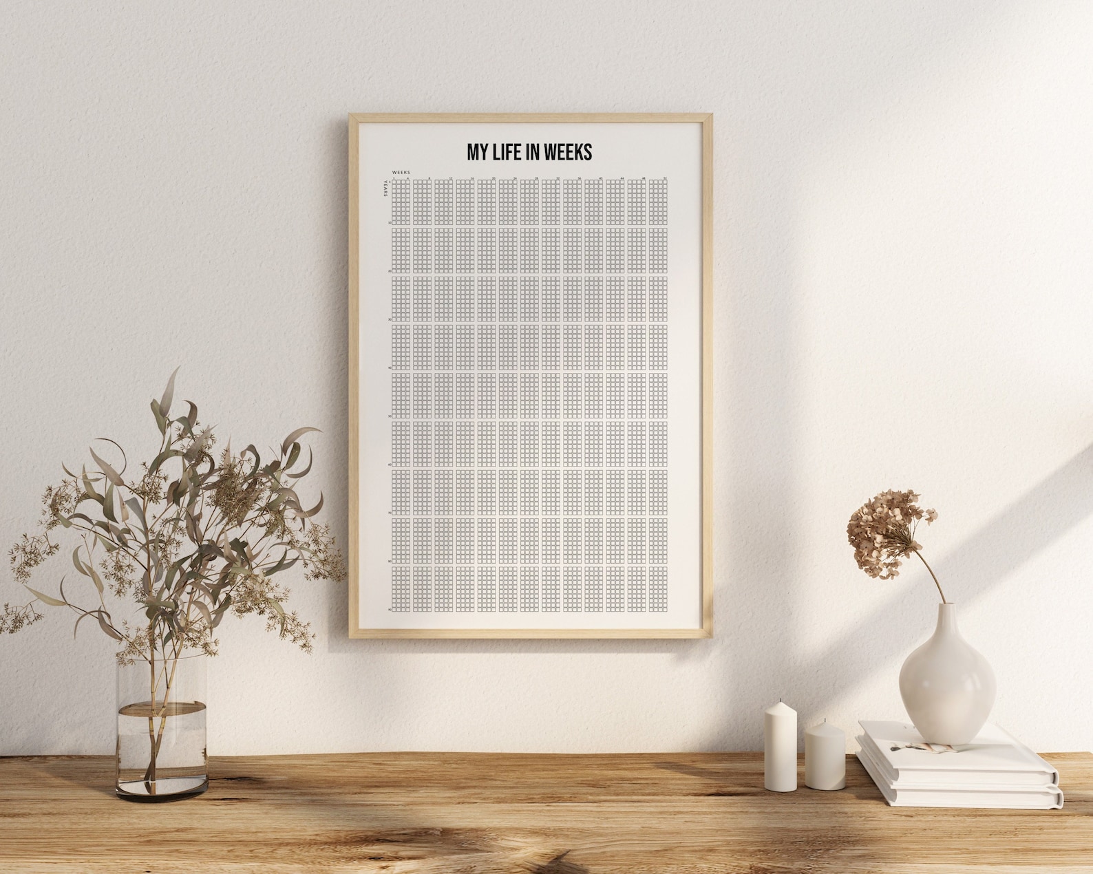 Memento Mori Calendar Poster Printable Wall Art Print Life in - Etsy