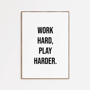 Printable Motivational Posters and Prints for Office Decor, Minimalist ...