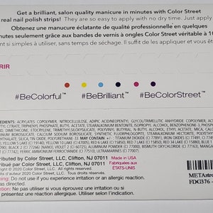 Color Street Nail Strips Metastrong - Etsy