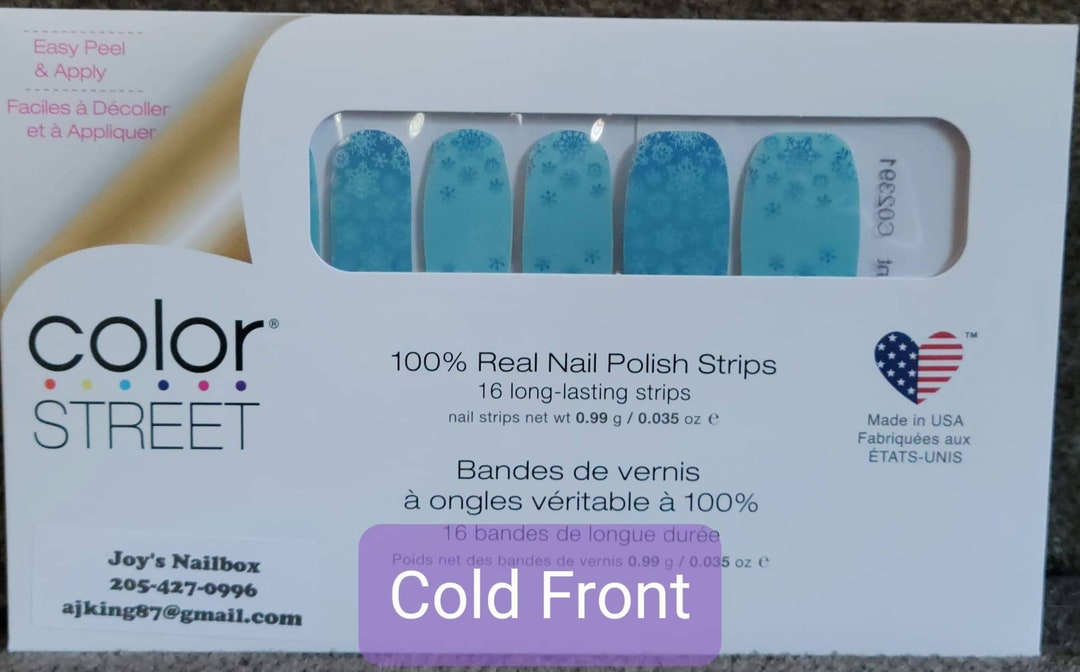 Color Street Nail Strips Cold Front - Etsy