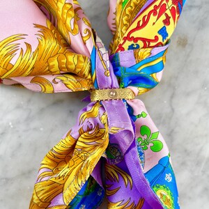 Antique 15k Gold Victorian Etruscan Revival Granulation Oval Scarf Clip ...