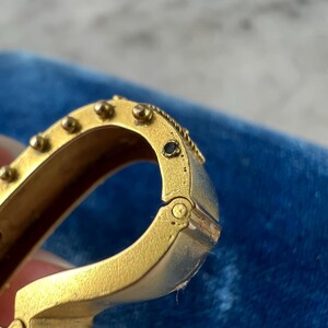 Antique 15k Gold Victorian Etruscan Revival Granulation Oval Scarf Clip ...