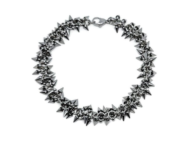 Dagger Bracelet Stainless Steel Spike Chain Anklet | Etsy