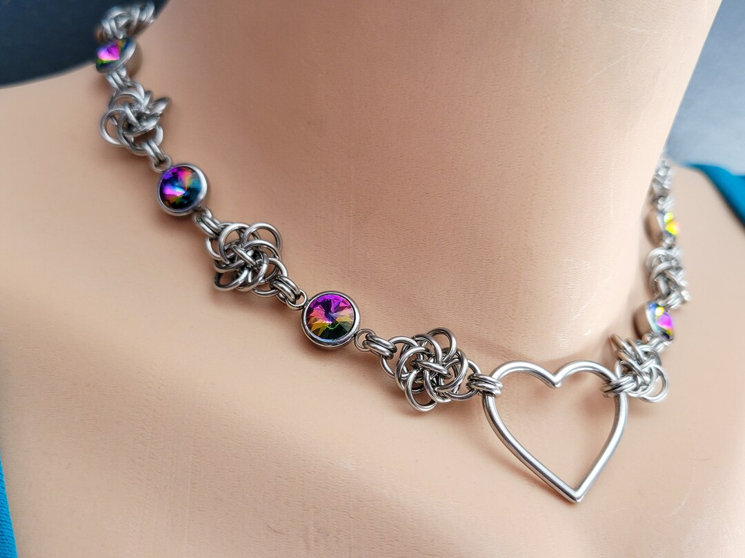 Enchantress Choker, Celtic Fantasy Core Jewelry, Stainless Steel, Day ...