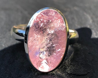 Large Morganite Ring - Etsy