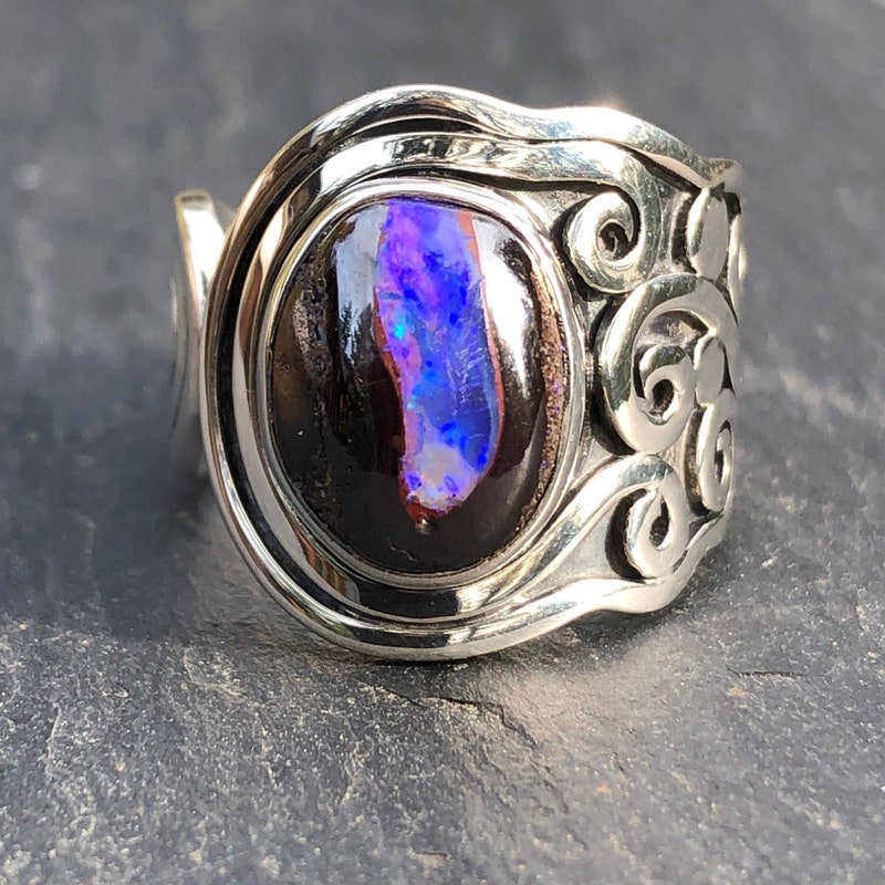 Purple Fire Opal - Etsy