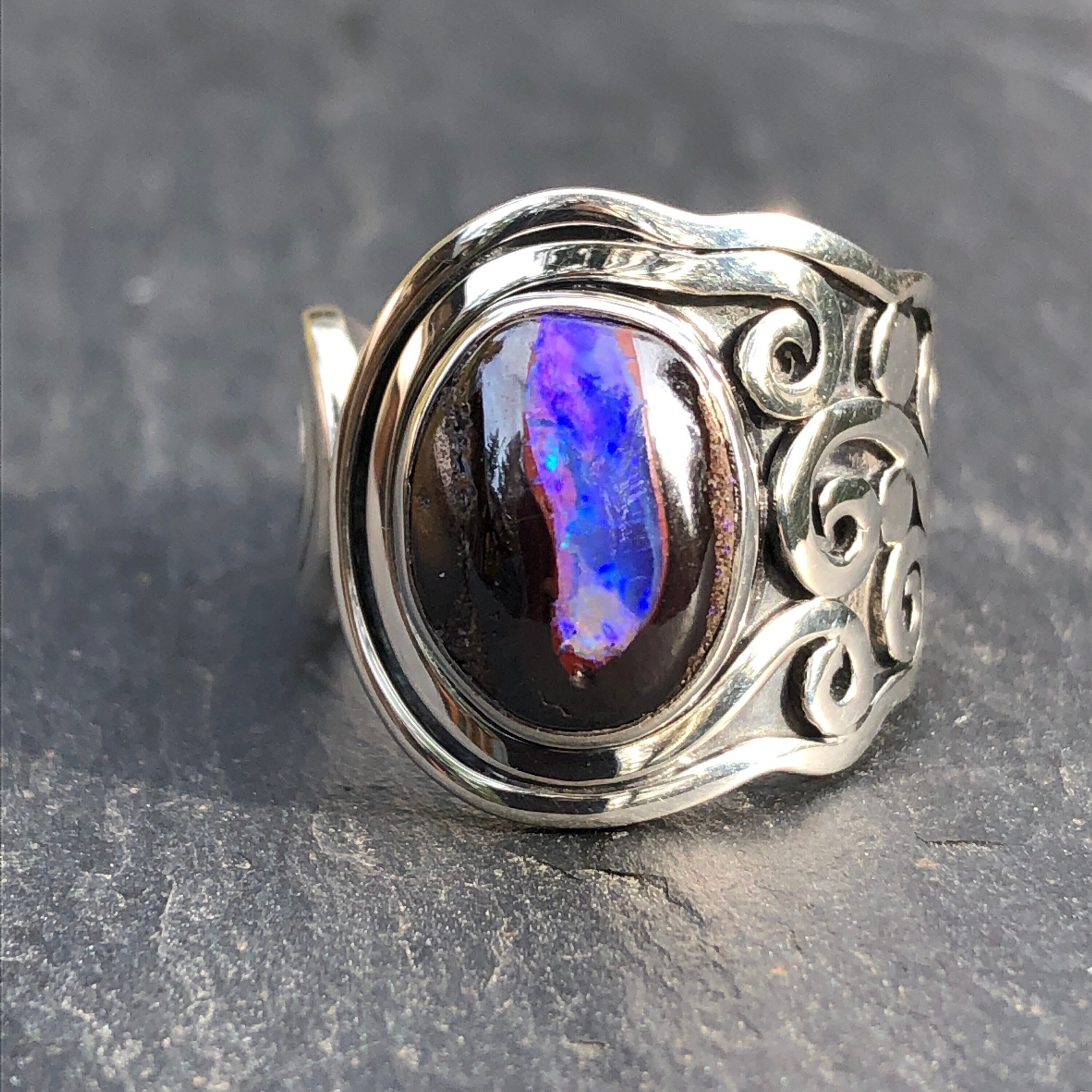 Matrix Opal Ring