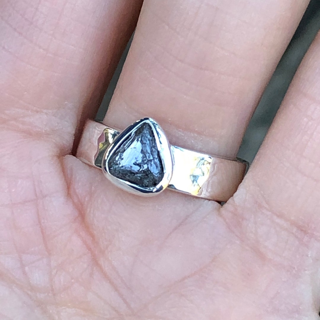 Rough Diamond Ring,natural Diamond,genuine Diamond Crystal Ring in ...