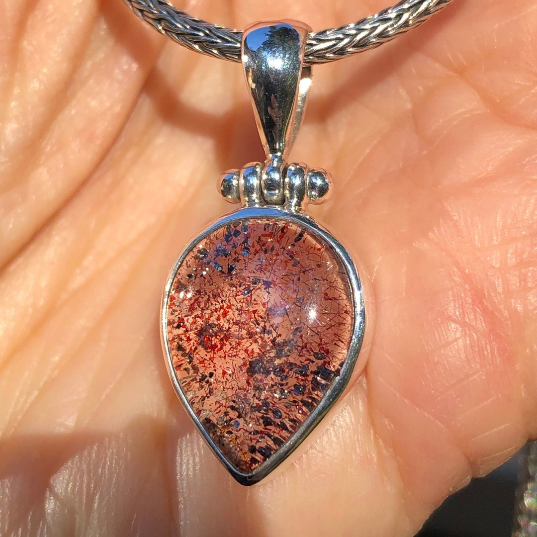 Lepidocrocite Hematite Quartz Gemstone Pendant,small Quartz Stone ...