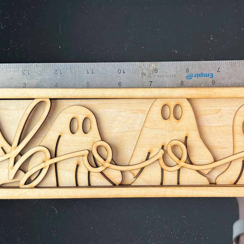 Diy Paint Boo Sign Kit - Etsy