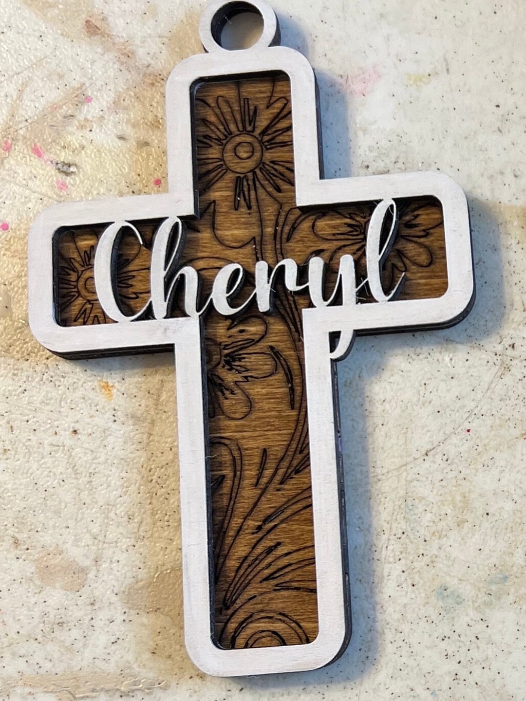 Easter Cross Name Tag Svg, Easter Name Tag, Cross Name Tag, Svg, SVG ...