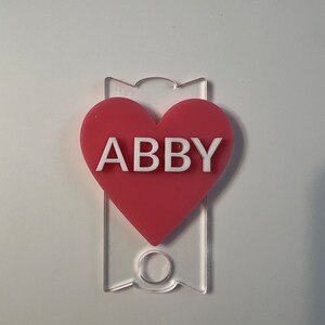 Valentine's Day Heart Stanley Topper, Everyday Tumbler Tag, Heart ...