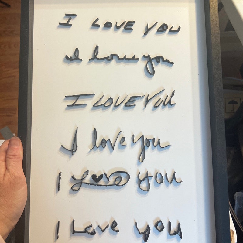 Custom Handwriting Sign - Etsy