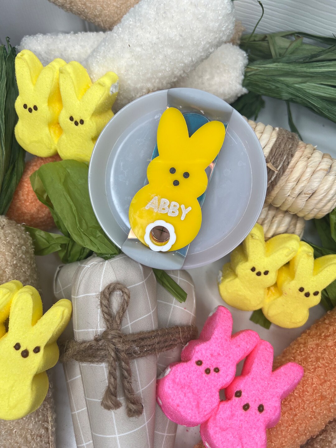 Peeps Topper SVG, Easter, SVG File, Laser Cut File, Peeps Stanley ...