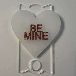 Valentine's Day Heart Stanley Topper, Everyday Tumbler Tag, Heart ...