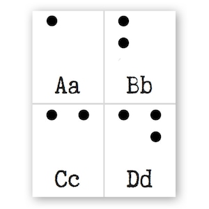 Braille Alphabet Cards | 5 Senses | Accessibility | Homeschool ...