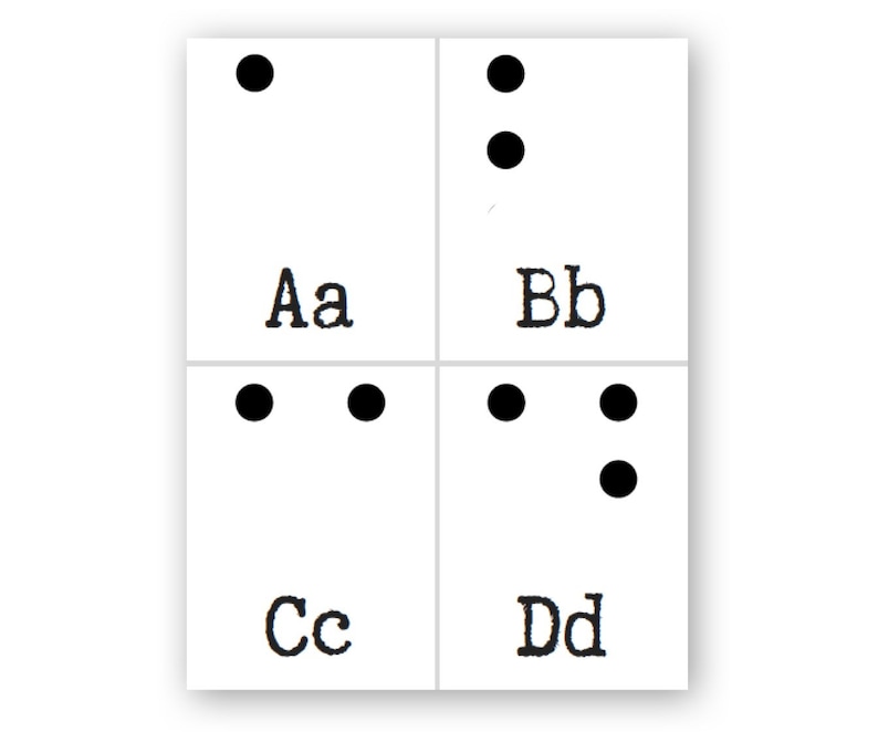 Braille Alphabet Cards | 5 Senses | Accessibility | Homeschool ...
