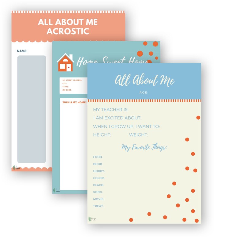 All About Me Theme Kindergarten Unit Study Preschool, Kindergarten ...